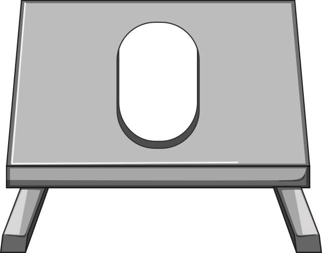 Business laptop stand cartoon Royalty Free Vector Image