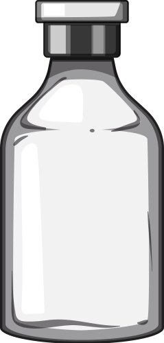 Ampoule medical ampule cartoon Royalty Free Vector Image