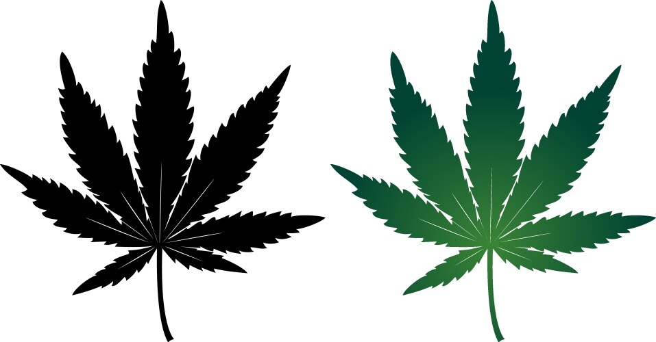 Wiet Joint Vector Weed Cannabis Joint Doobie Blaze Medicinal Relax B/W