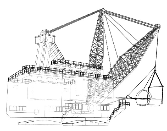 Dragline Vector Images (over 300)