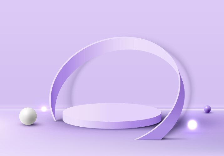 3d stand Royalty Free Vector Image - VectorStock