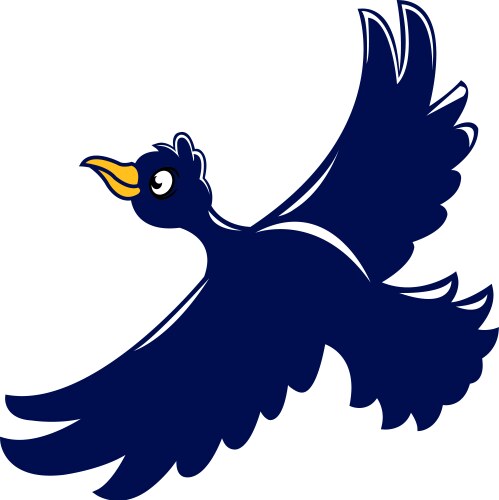 Flying crow Vector Images & Graphics for Commercial Use | VectorStock