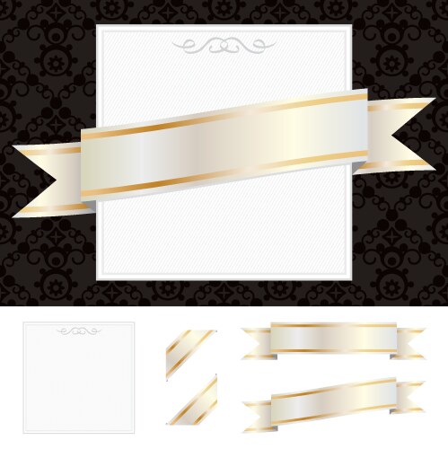 Gold Ribbon Border Vector Images (over 16,000)