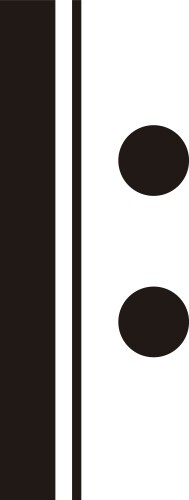 Isolated whole note musical Royalty Free Vector Image