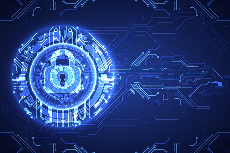 Protection concept protect mechanism system Vector Image