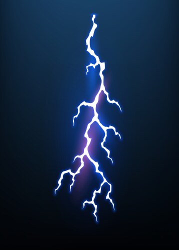 Cartoon lightning animation animated frames Vector Image