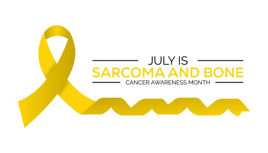 Sarcoma cancer awareness month Royalty Free Vector Image