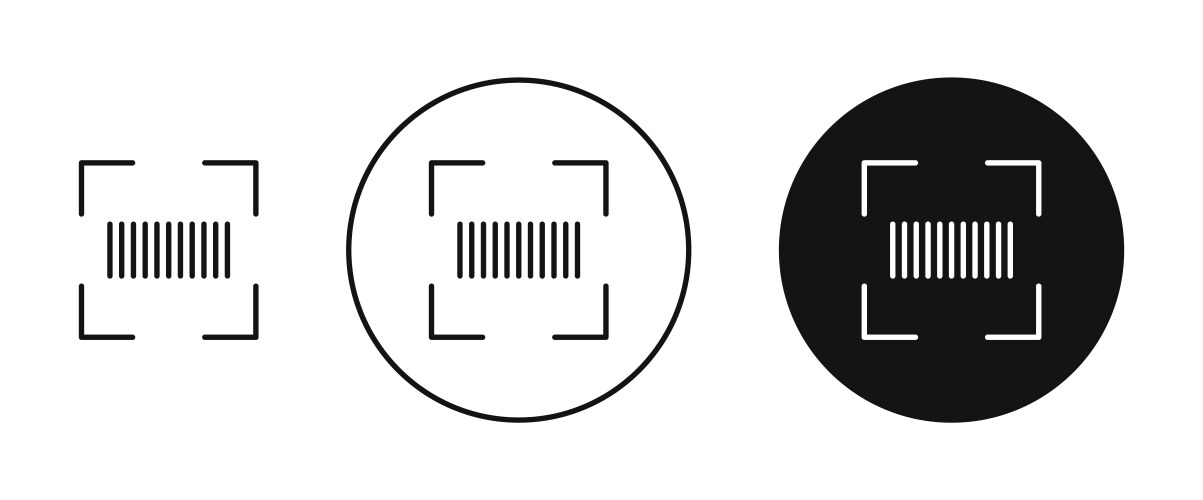 Barcode read icon Royalty Free Vector Image - VectorStock