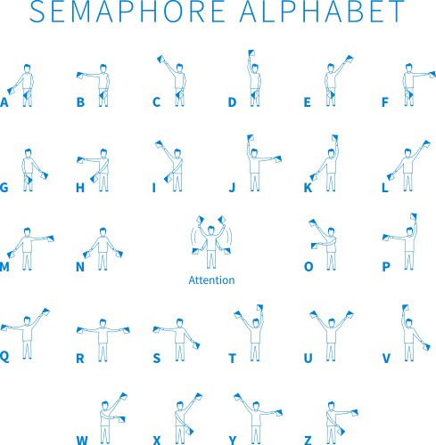 Semaphore Vector Images (over 8,800)
