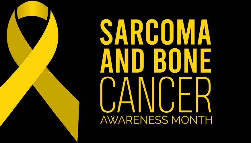 Sarcoma cancer awareness month Royalty Free Vector Image
