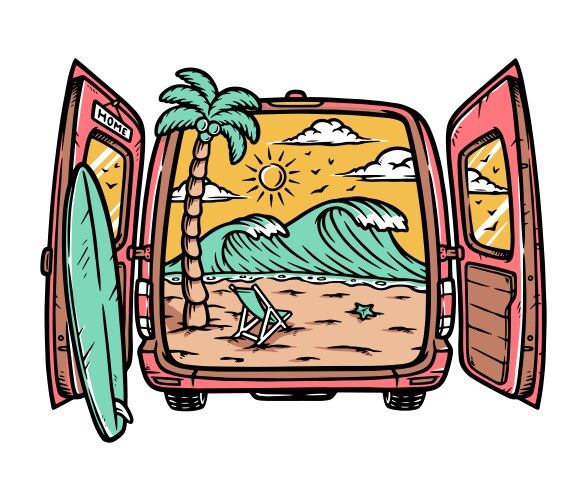 Beach Car Vector Images (over 13,000)