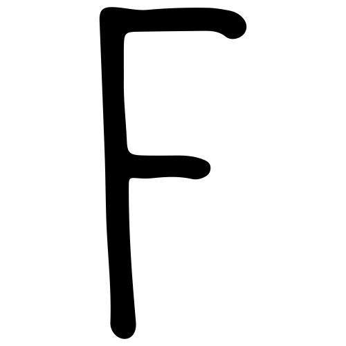 English alphabet i 5 Royalty Free Vector Image