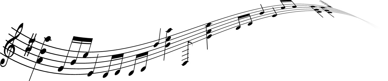 Music notes on scale Royalty Free Vector Image