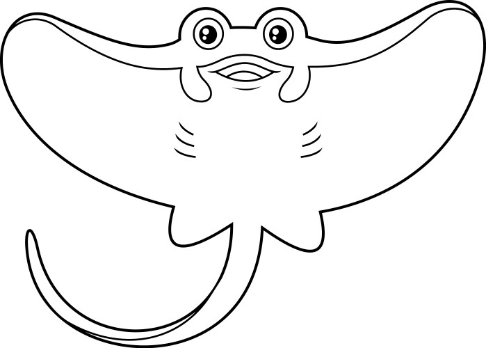 Stingray Outline Vector Images (over 990)