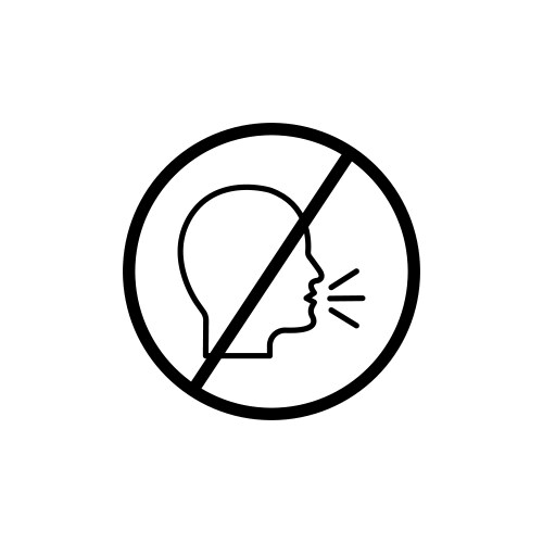 Please Keep Quiet Sign Vector Images (over 240)