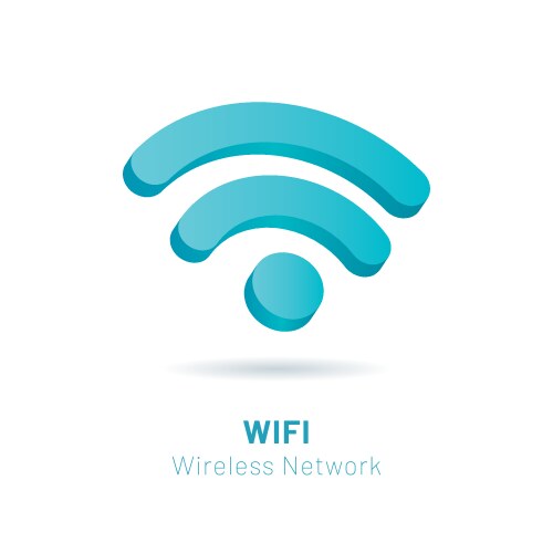 Wireless logo Royalty Free Vector Image - VectorStock