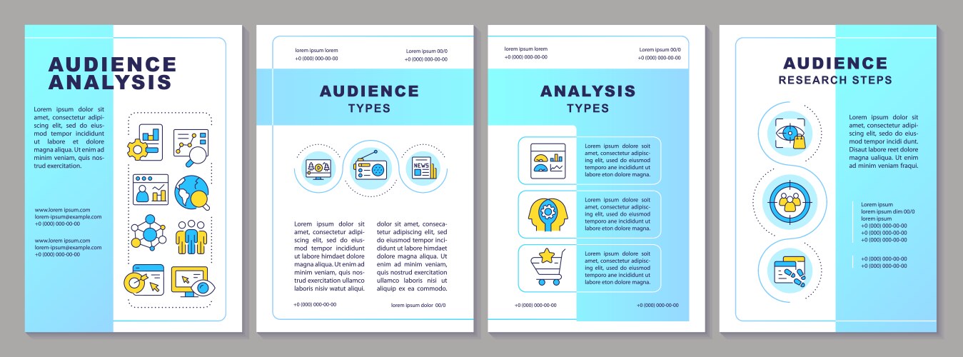 Data Analysis Flyers Vector Images (over 1,200)