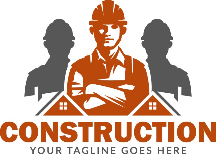 Construction logo design template suitable Vector Image