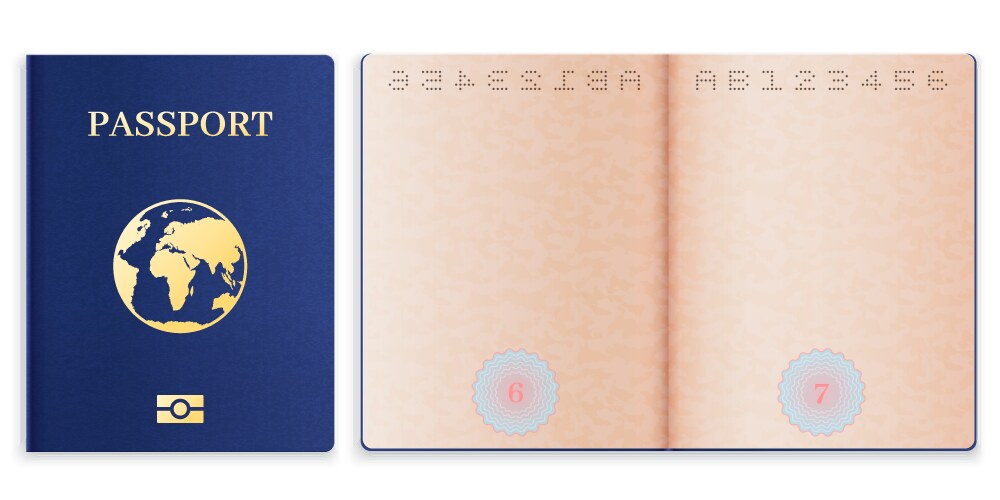 Open Passport Vector Images (over 1,200)