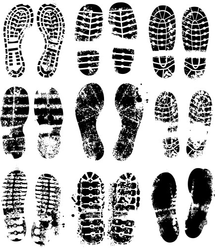 Boot Print Vector Images (over 11,000)