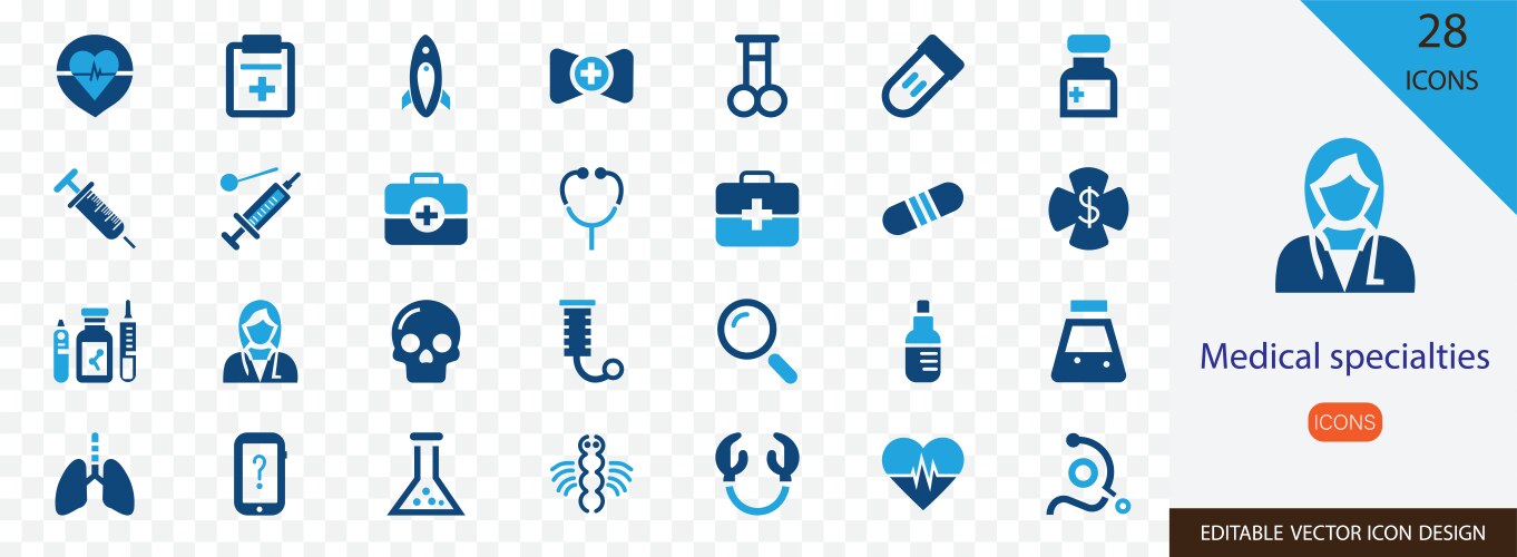 Medical Specialties Icons Vector Images (over 630)
