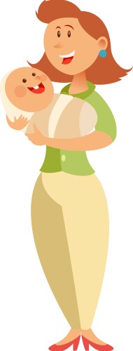 Mother portrait Royalty Free Vector Image - VectorStock