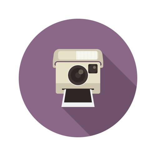 Classic instant camera Royalty Free Vector Image