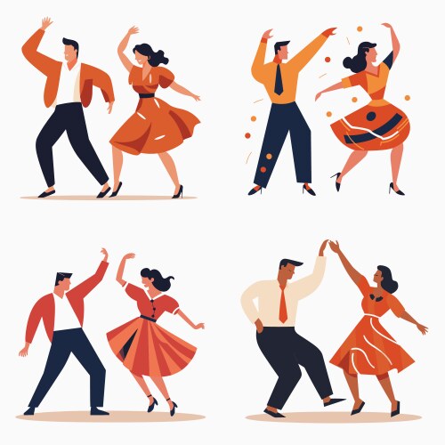 Salsa Dance Vector Images (over 3,100)