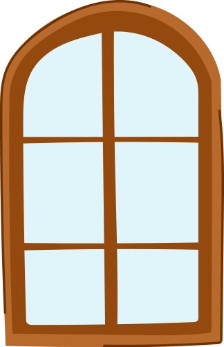 Window frame set cartoon Royalty Free Vector Image