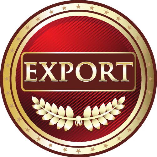 Certified red label Royalty Free Vector Image - VectorStock