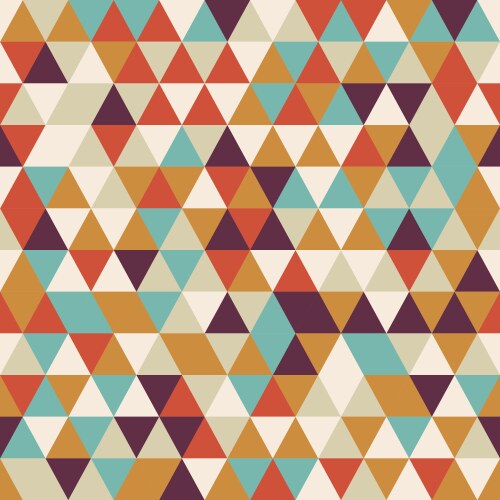 Seamless triangle pattern texture Royalty Free Vector Image