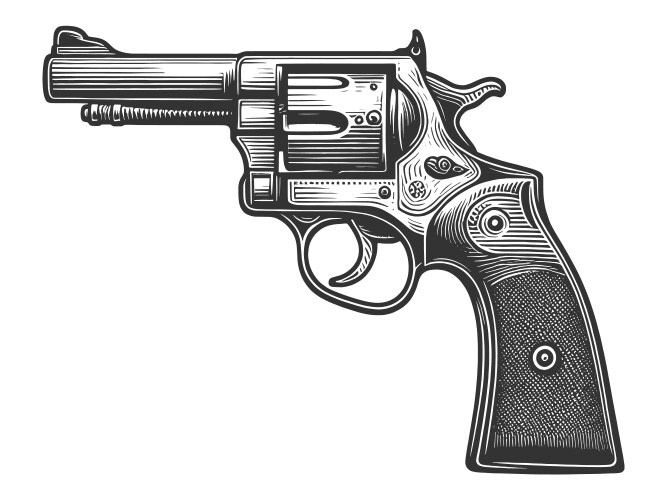 Gun Sketch Vector Images (over 5,400)