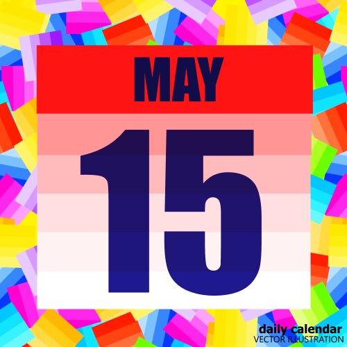 1st may day greeting Royalty Free Vector Image