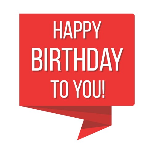 Happy Birthday Red Background Vector Images (over 46,000)
