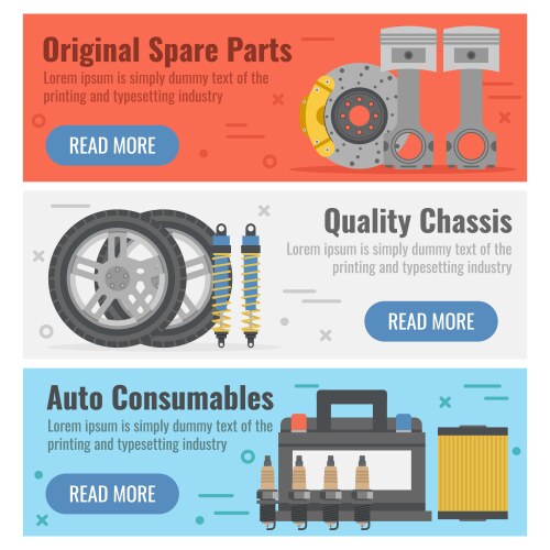 Auto Parts Banner Vector Images (over 1,600)