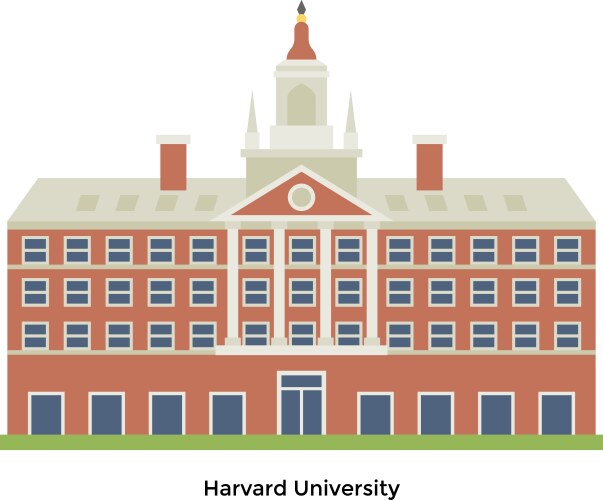 Educational building university Royalty Free Vector Image