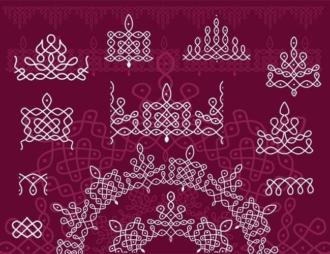 Rangoli Vector Images (over 7,400)