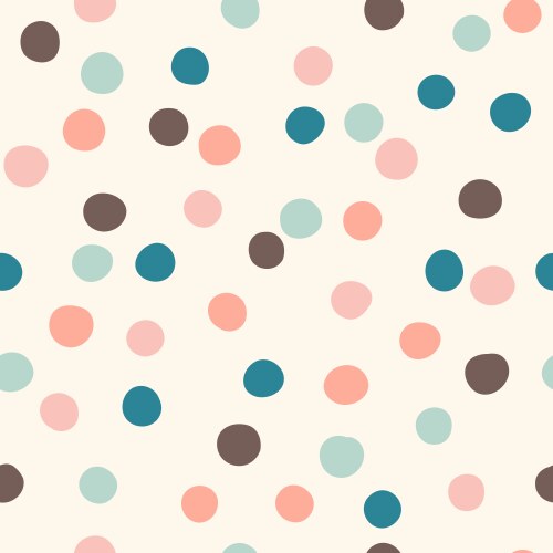 Seamless confetti pattern in candy colors Vector Image