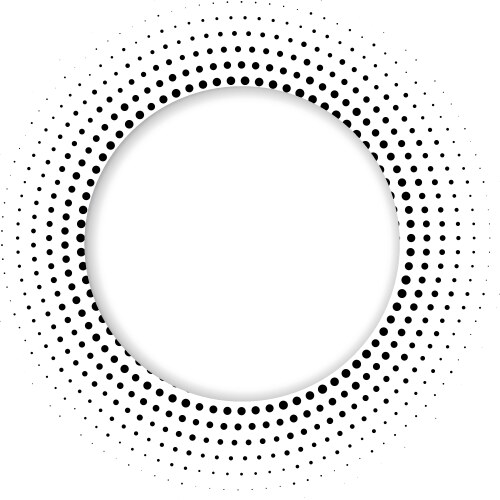 Round banner of pixels Royalty Free Vector Image