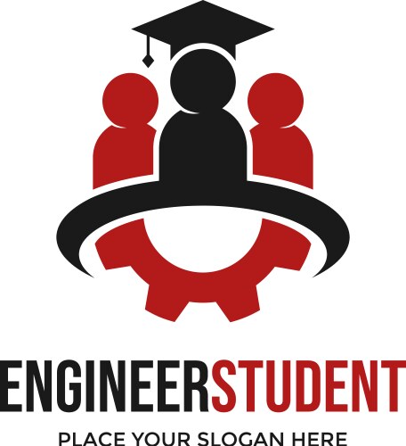 Engineering automotive logo icon design Royalty Free Vector