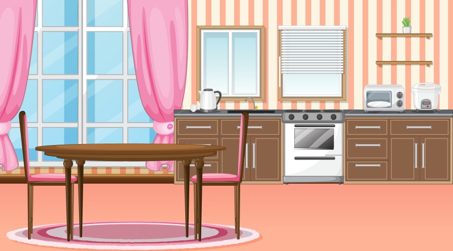 Dining Room Cartoon Vector Images (over 3,100)