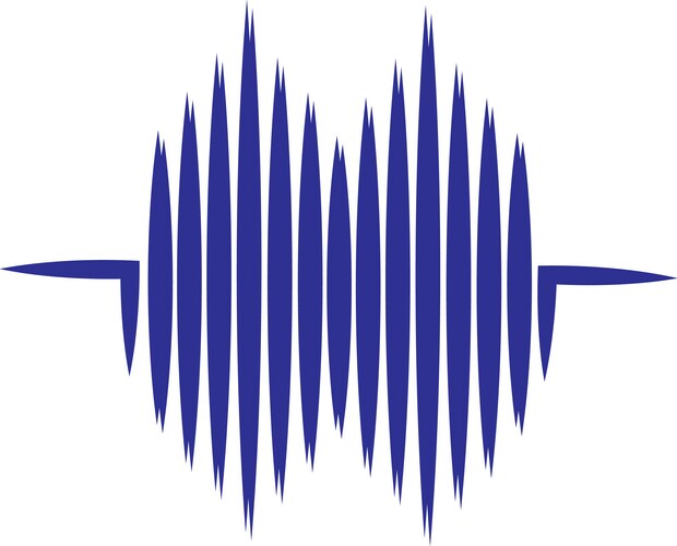 Blue and pink overlapping sound waves two – Royalty-Free Vector ...