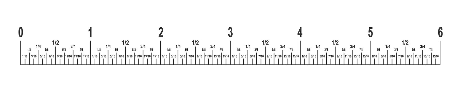 Realistic Ruler Measurement Tool – Royalty-Free Vector | VectorStock