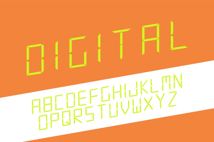 Digital Font Vector Images (over 130,000)