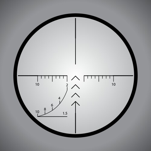 Sniper scope background Royalty Free Vector Image