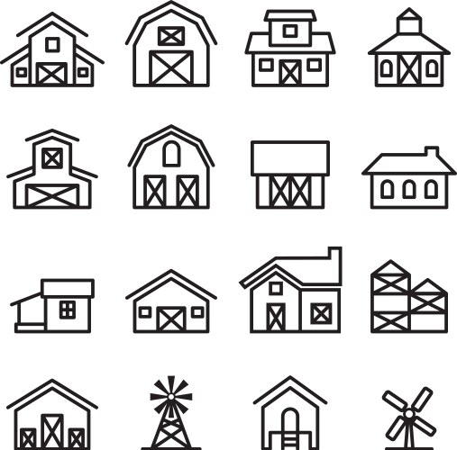 Barn Outline Vector Images (over 8,300)