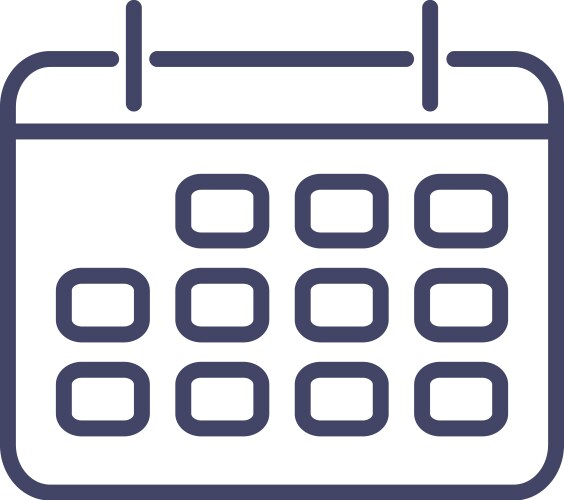 Calendar and event icons Royalty Free Vector Image