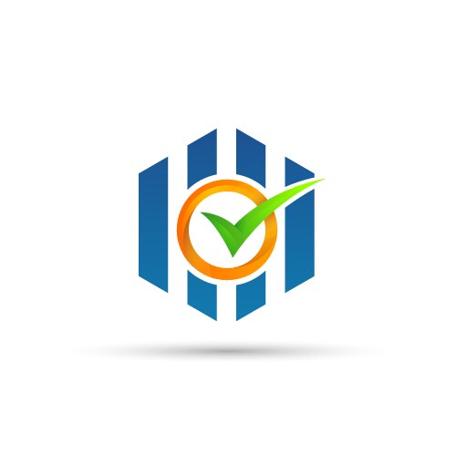 Modern business logo design Royalty Free Vector Image