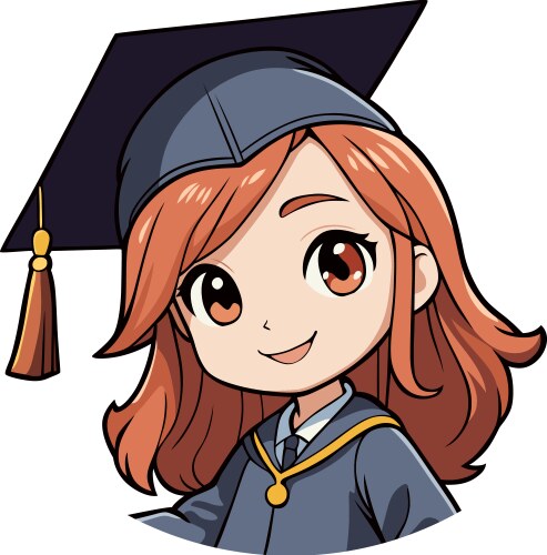 Graduation girl Vector Images & Graphics for Commercial Use | VectorStock