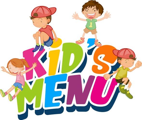 Border template with kids painting Royalty Free Vector Image